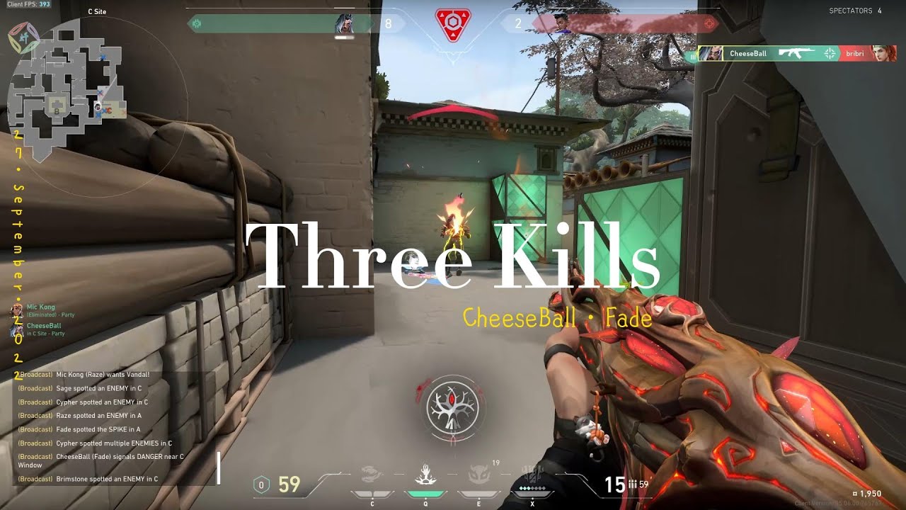[ CheeseBall ] Three Kills · Fade | Haven | Valorant with Friend - YouTube