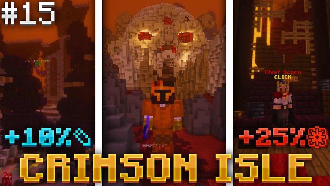 GUIDE DE LA CRIMSON ISLE NETHER ISLAND | GUIDE Pour Débuter Le SKYBLOCK ...