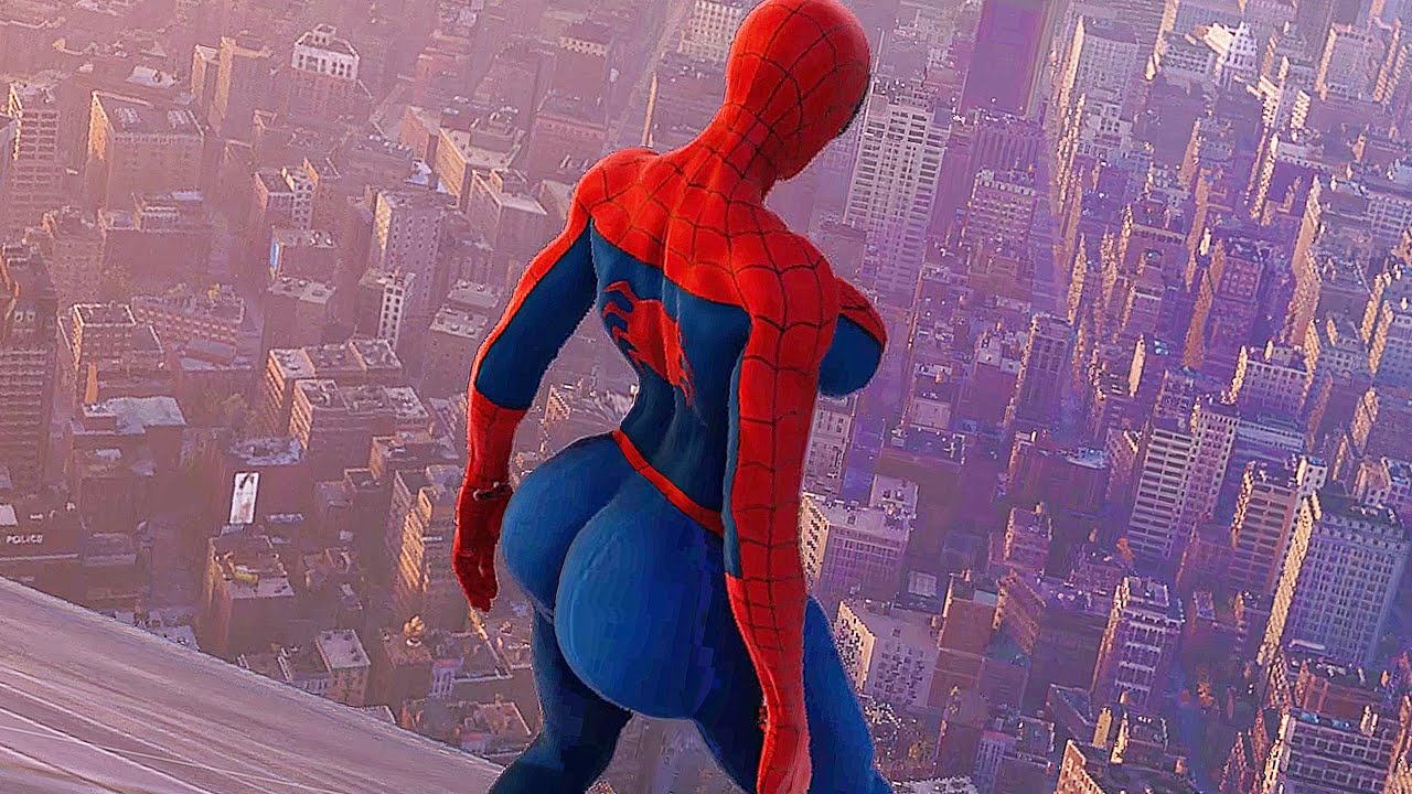 Thicc Lady Spider Jiggle Physics (Playable Character) - Spider-Man PC Mods - YouTube