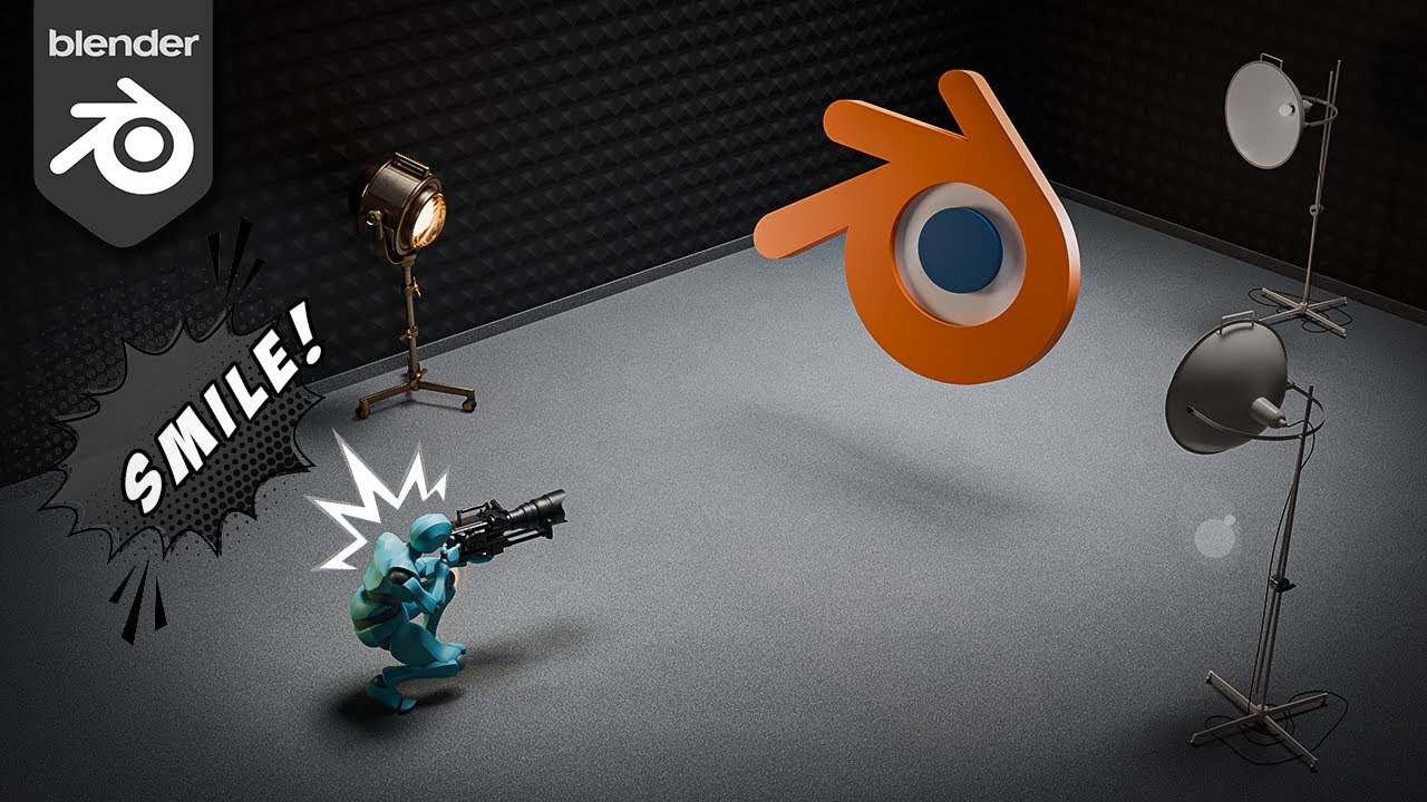 Studio Lighting in Blender 4.3 | The 3 Point Lighting Setup - YouTube
