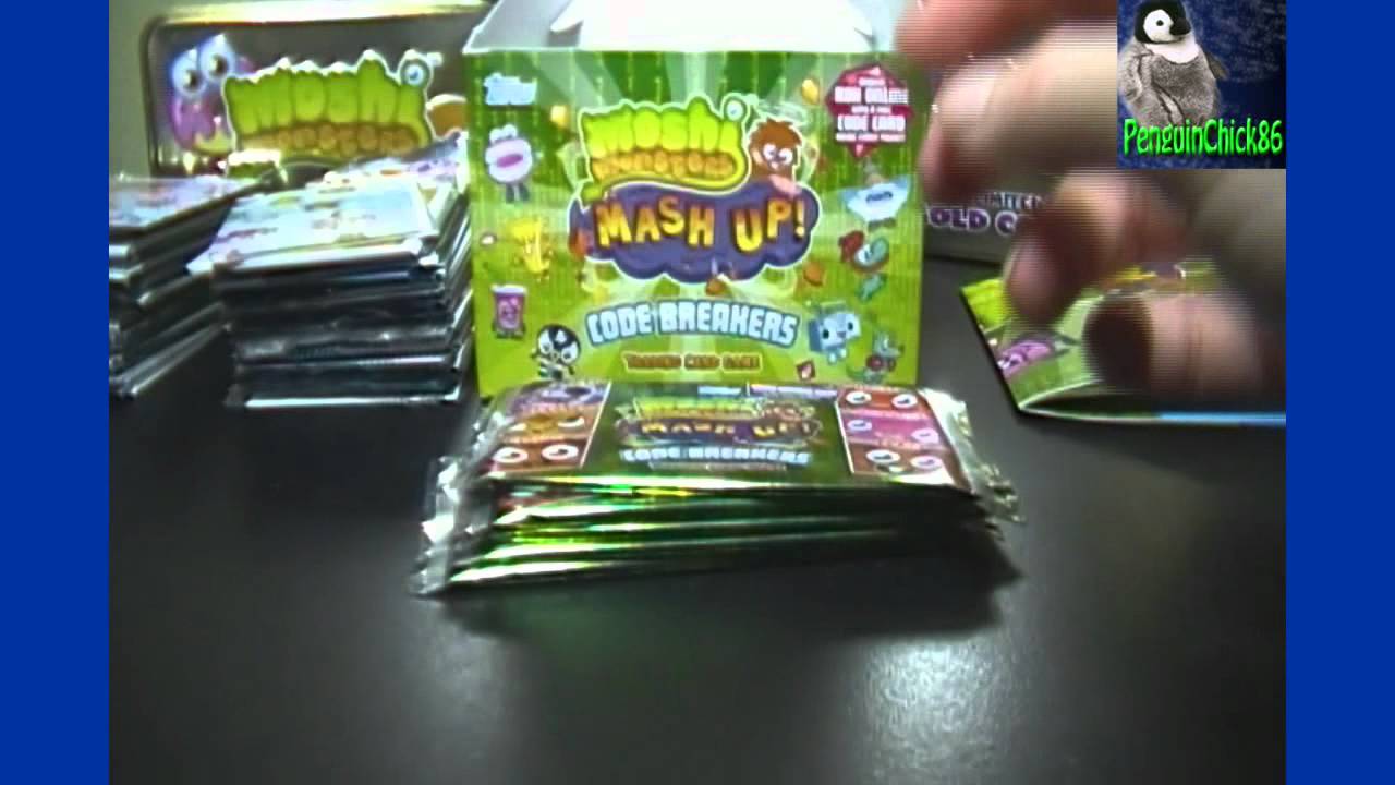 Moshi Monsters Mash Up Code Breakers Booster Box Opening Part 3 - YouTube