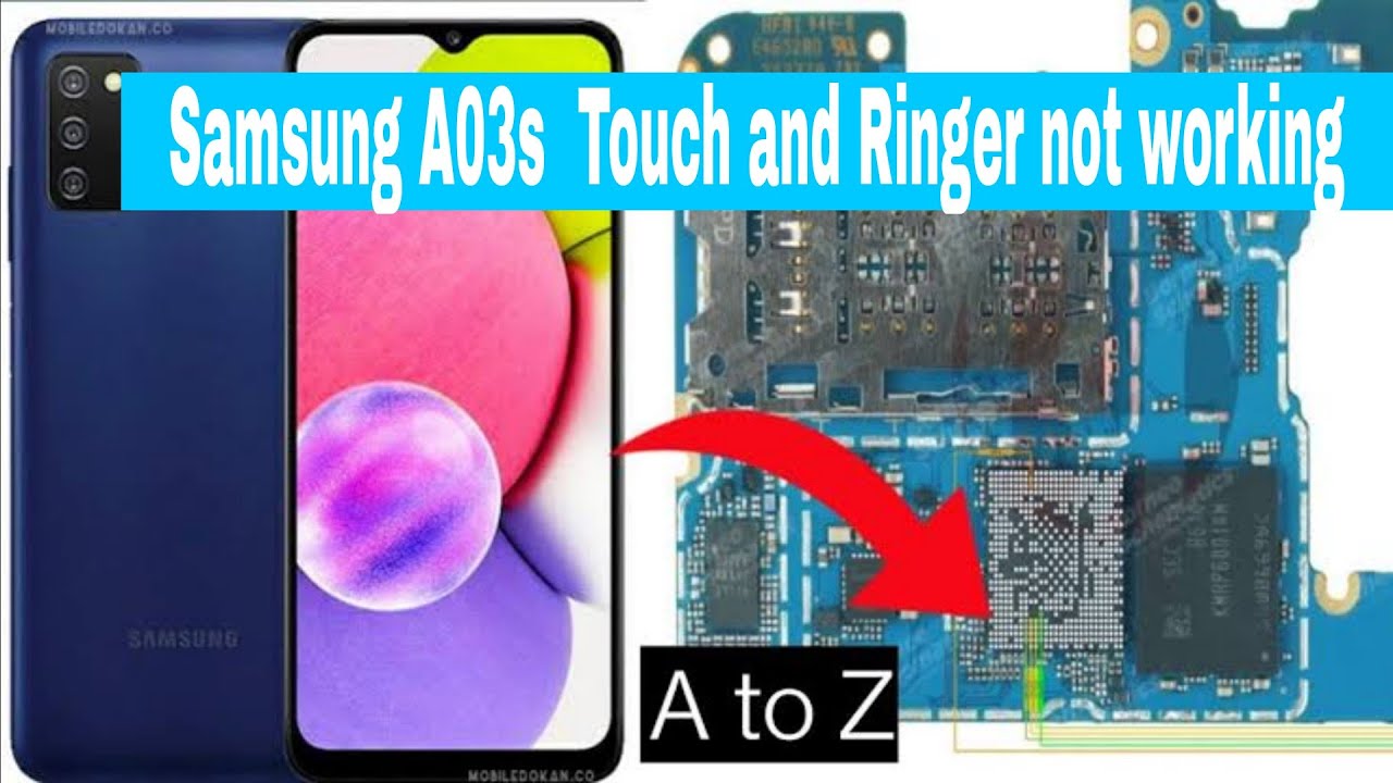 Samsung A03s Touch and Ringer not working - YouTube