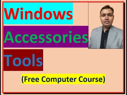 Windows Accessories Tools - YouTube