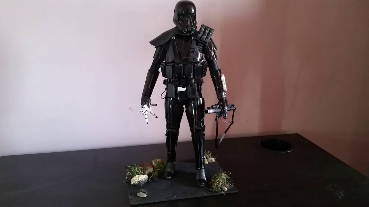 Hot Toys RO: Death Trooper - custom base - YouTube