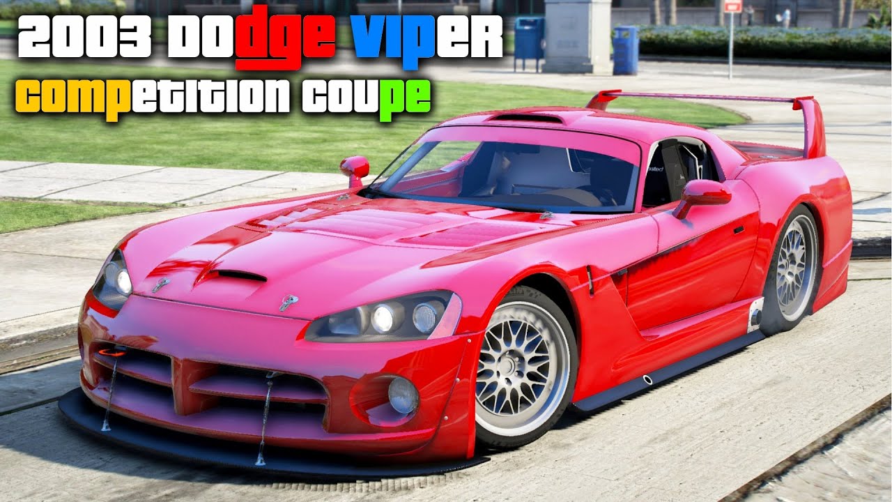 2003 Dodge Viper Competition Coupe - GTA 5 Real Life Car Mod + Download ...