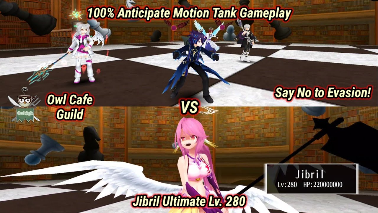 Toram Online - 100% Anticipate Motion Tank Gameplay VS Jibril Ultimate ...