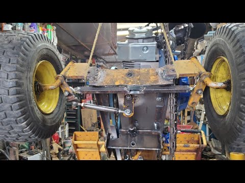 Racing Mower Direct Steering Setup - YouTube
