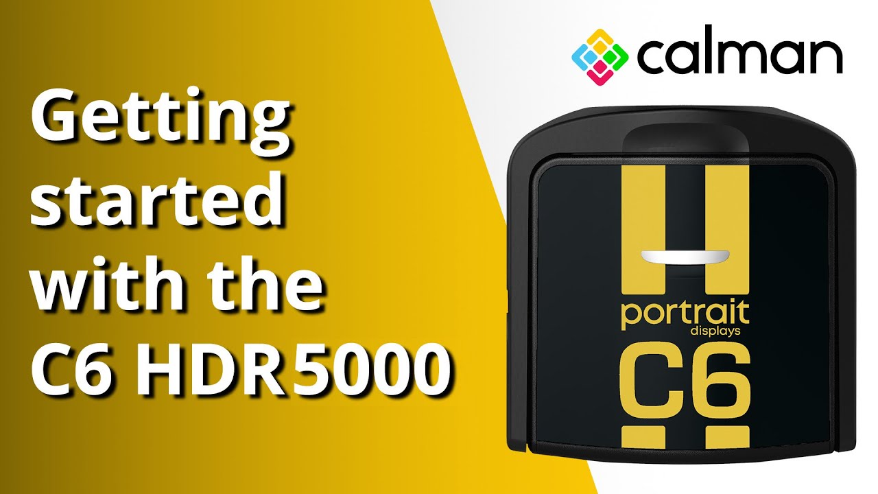 Getting Started with the C6 HDR5000 - YouTube