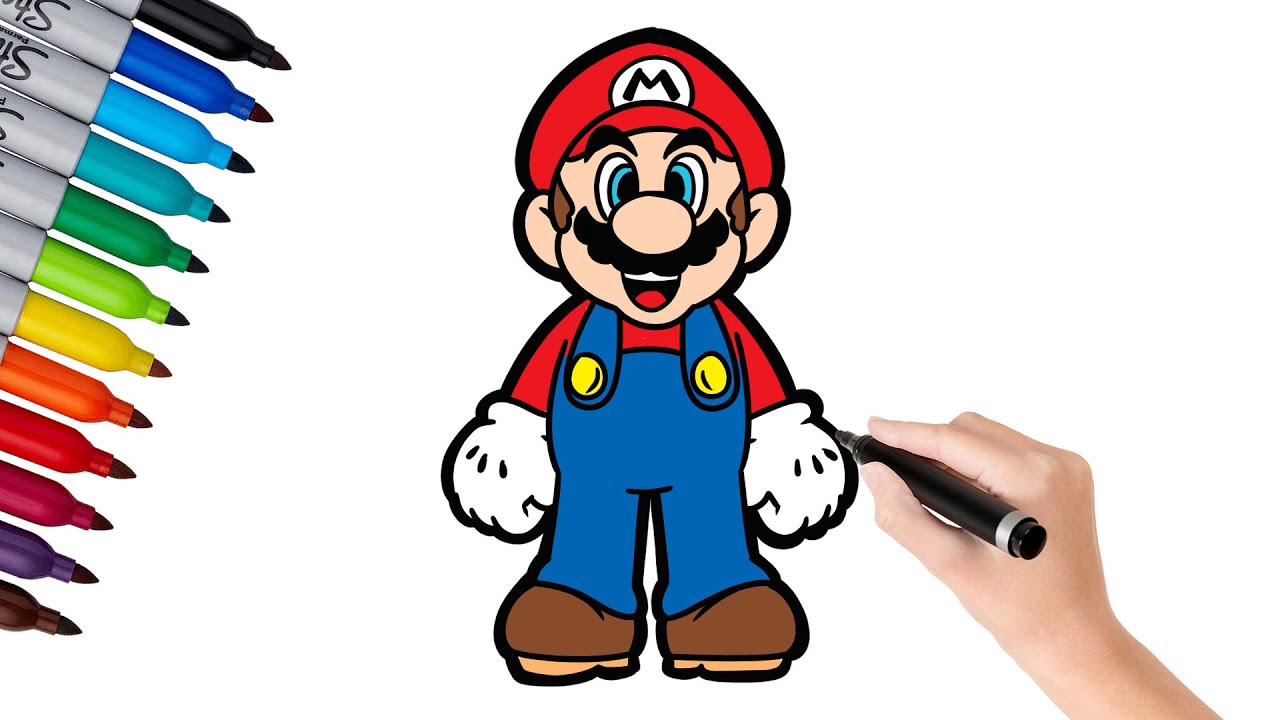 How To Draw Super Mario Bros -🌟 Super Mario Characters The Movie - YouTube