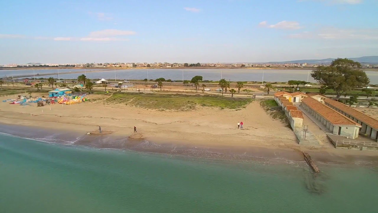 Il Poetto, Cagliari - Aerial Drone Video HD - YouTube