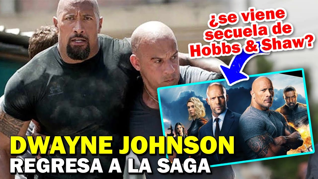 Dwayne Johnson The Rock regresa a saga Rápidos y Furiosos (Fast X ...