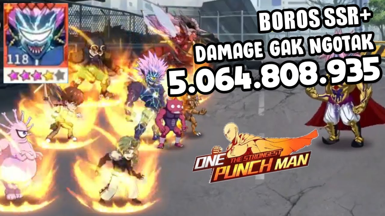 🔥🔥 5 BILLION DAMAGE BOROS SSR+, LIGHTNING GENJI | BOROS CLUB CHALLENGE ...