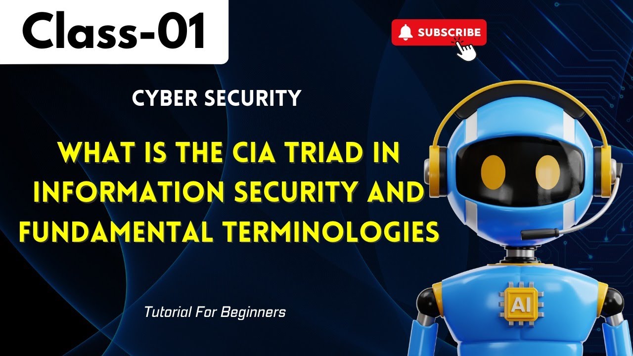 Cyber Security Class 01 | What is the CIA Triad in Information Security ...