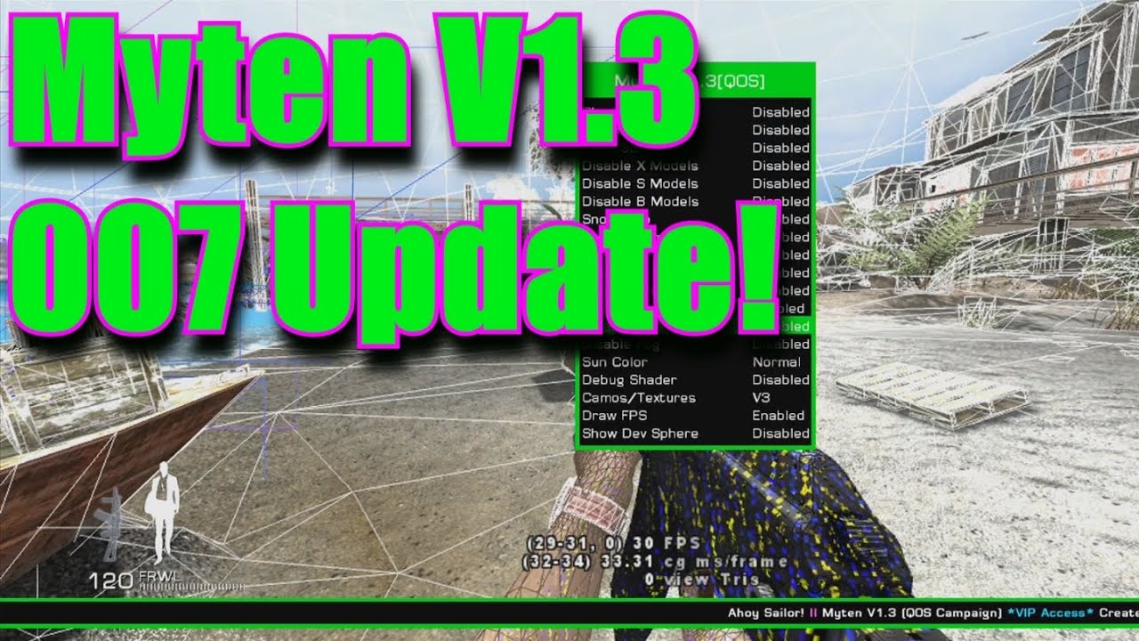 007 Quantum of Solace (Myten V1.3 VIP) Campaign/Multiplayer Mod Menu ...
