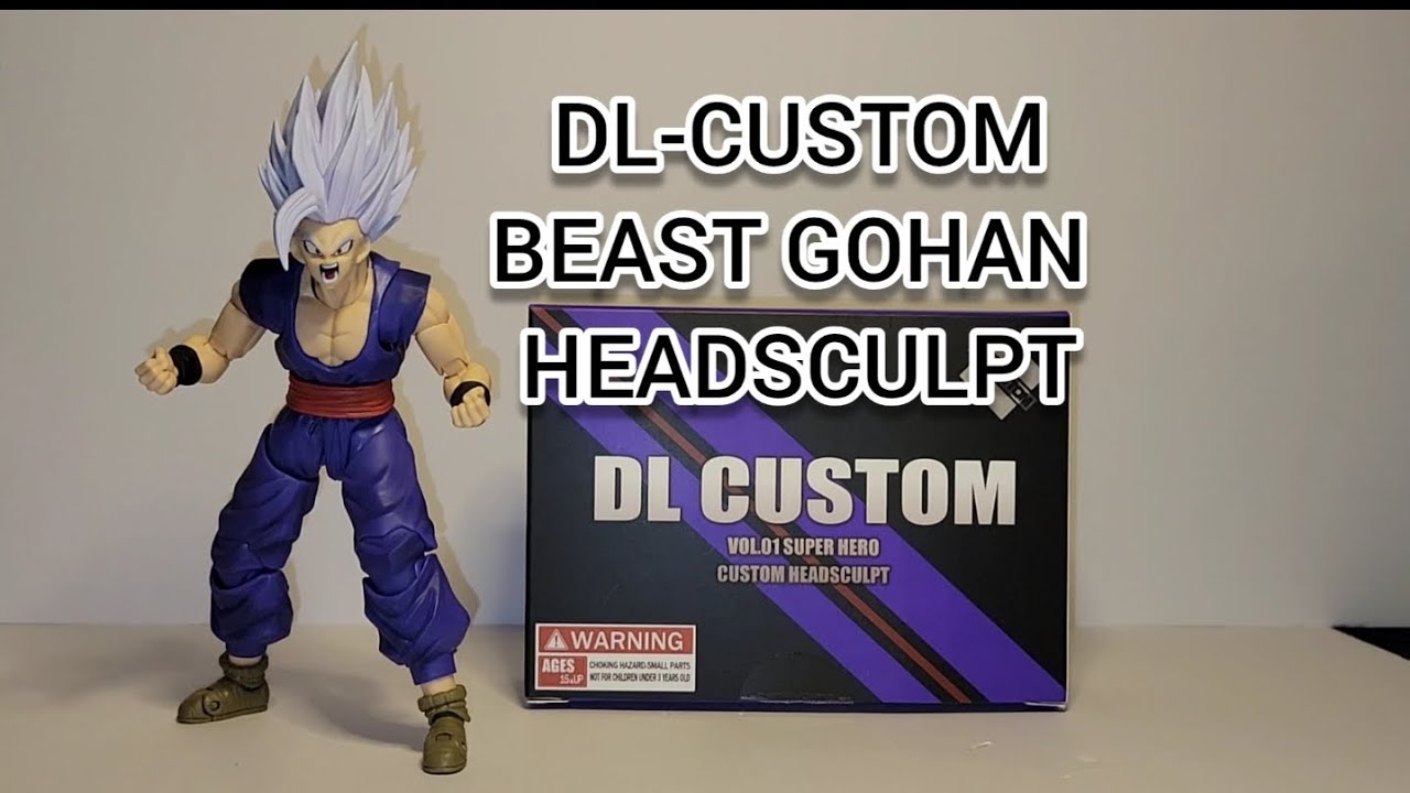 DL-Customs Beast Gohan headsculpt (A) review - YouTube