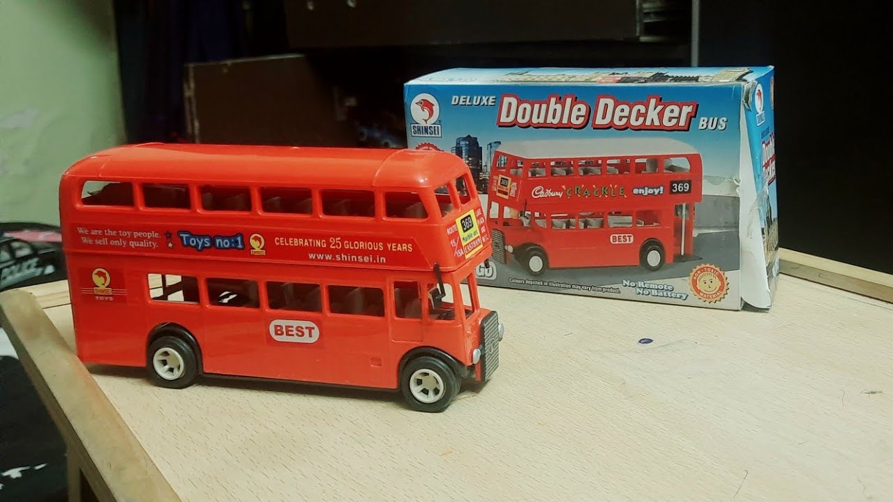 unboxing of my all new shinsei toy double decker bus 😊 - YouTube