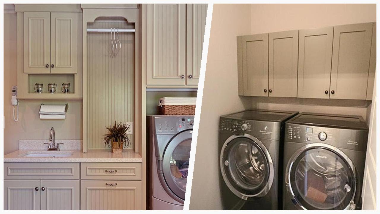 75 Farmhouse Laundry Room With Green Cabinets Design Ideas You'll Love ...
