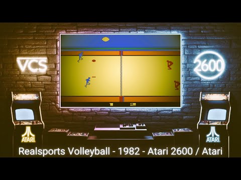 RealSports Volleyball - 1982 - Atari 2600 ( Atari VCS )
