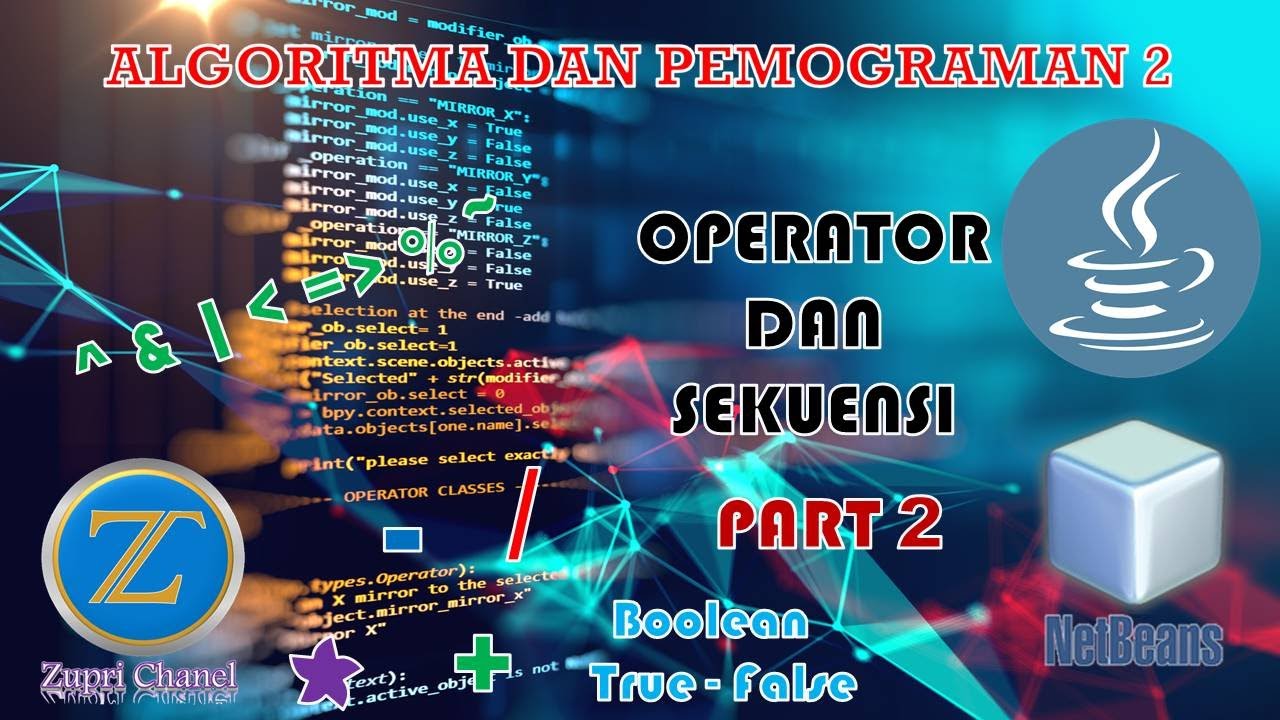 Operator dan Sekuensi Pada Pemograman Java Part 2 - YouTube