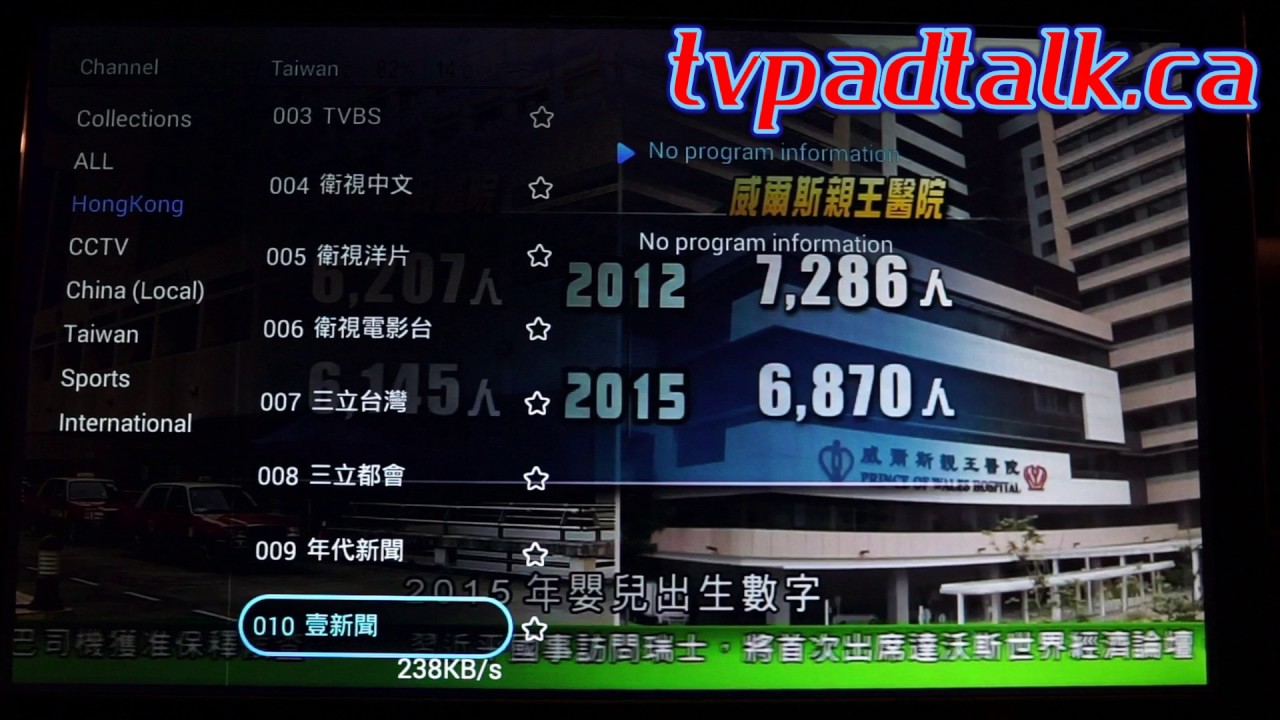 Live TV channels roundup for BlueTV (Cantonese, Mandarin, Taiwan ...