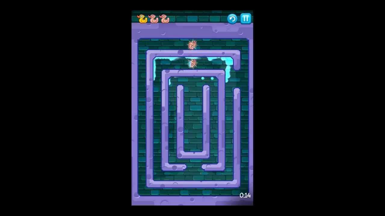 "Where's My Water?" "Bonus" walkthrough level 3 "The Maze", longplay ...