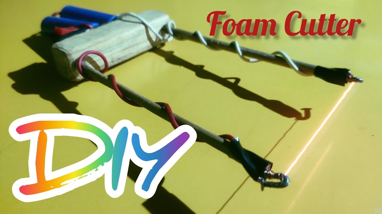 How to make a foam cutter at home? Diy foam cutter - YouTube