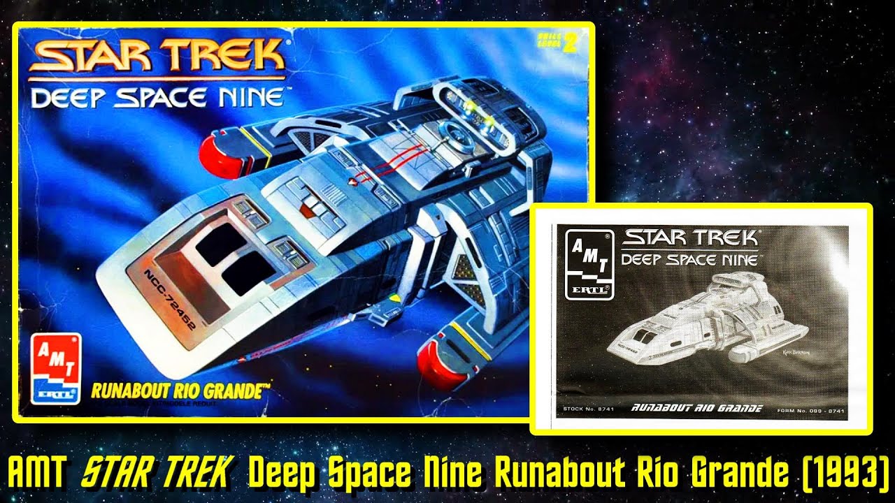 Instruction Sheet AMT/ERTL STAR TREK Deep Space Nine RUNABOUT RIO ...