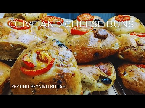 SOFT, CHEESY & FULL OF OLIVES!! - Zeytinli ve Peynirli Bitta....So Delicious!!