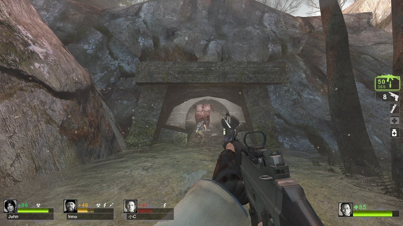 Left 4 Dead 2 Expert Gameplay SG552 Suppressed Grau MW2019 Weapon Anim Mod - YouTube