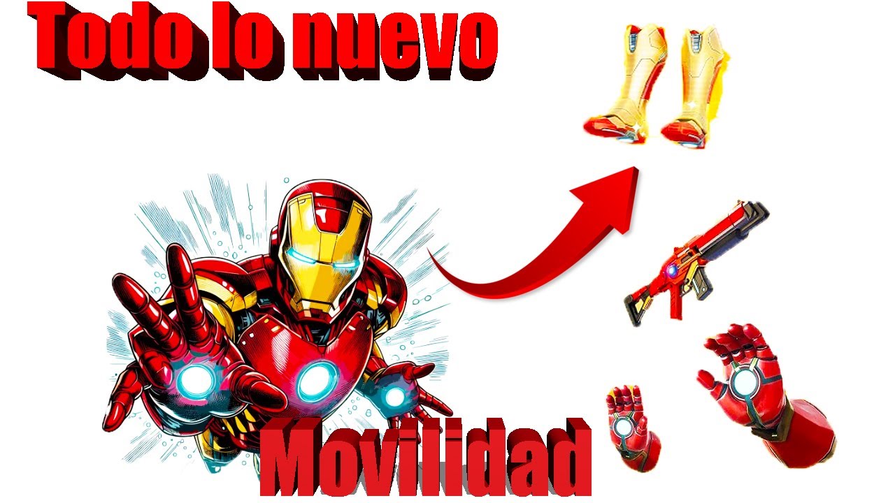 Fortnite lo hizo llegó la movilidad y rifle de Tony Stark actualización ...
