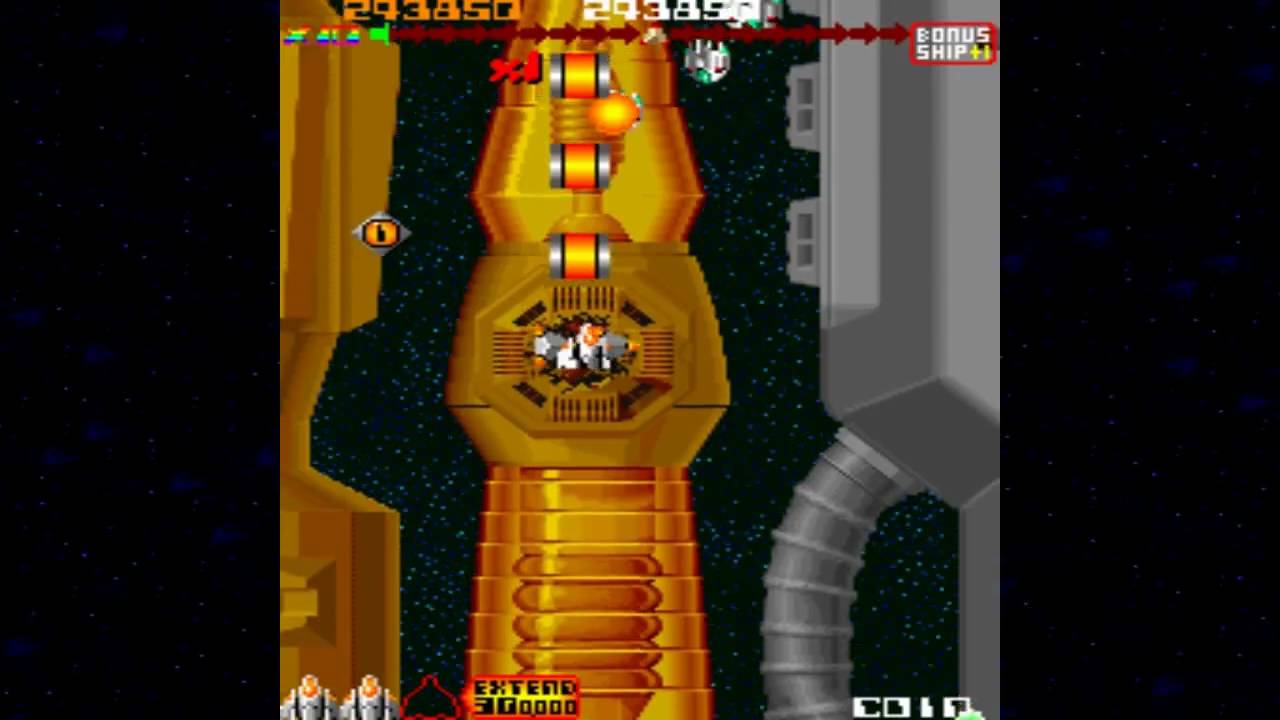 [HD] Omega Fighter Mission 1-2 1989 UPL Mame Retro Arcade Games - YouTube
