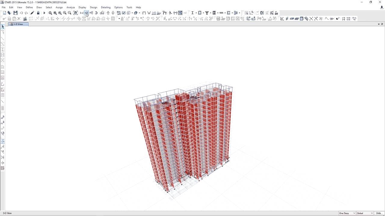 Hướng dẫn xuất và hiệu chỉnh kết quả từ Etabs 2015 sang Safe 2014 - YouTube