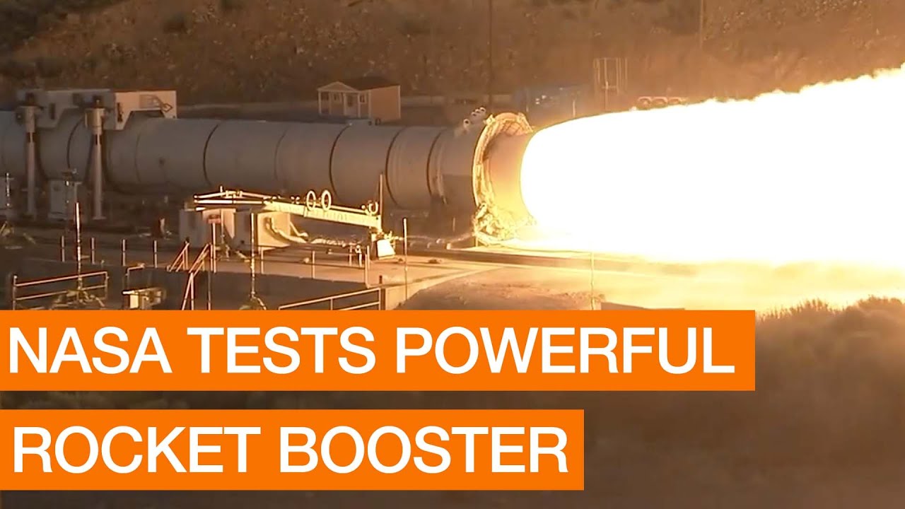 NASA Tests Powerful Rocket Booster (Package) - YouTube