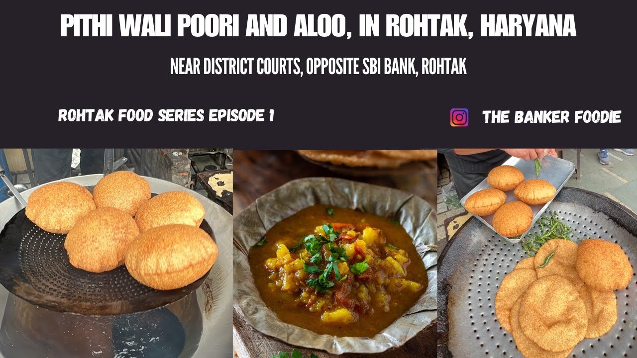 Pithi wali Alu Puri | Rohtak Food Series | Haryana Style Food | Bedmi ...