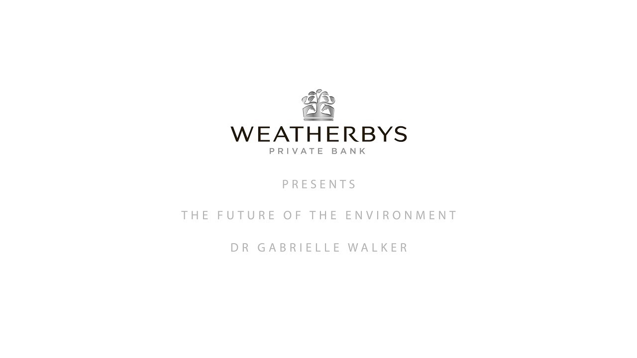 Gabrielle Walker | The Future Of The Environment | Weatherbys Private ...