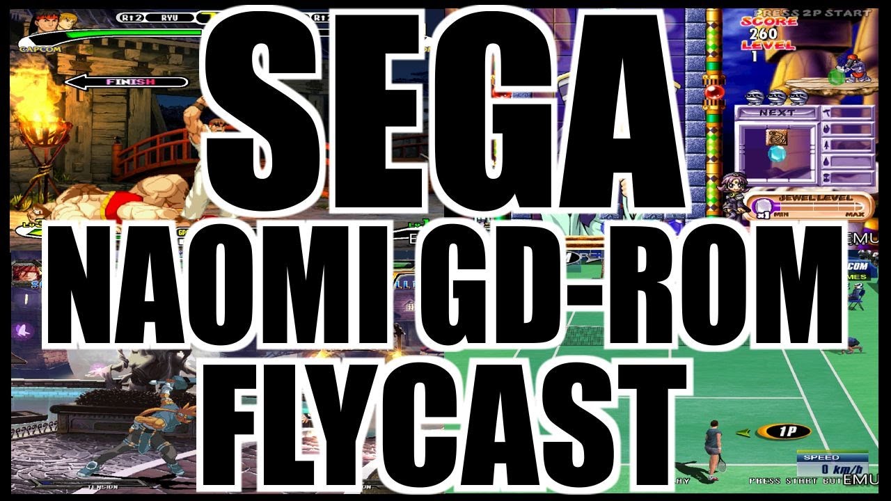 SEGA NAOMI GD-ROM FLYCAST B7163DD TEST - YouTube
