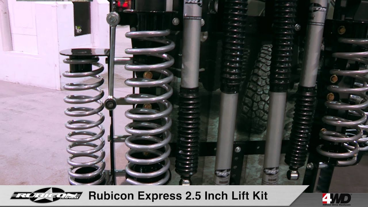 Rubicon Express 2.5 Inch Lift for JK Wrangler - YouTube