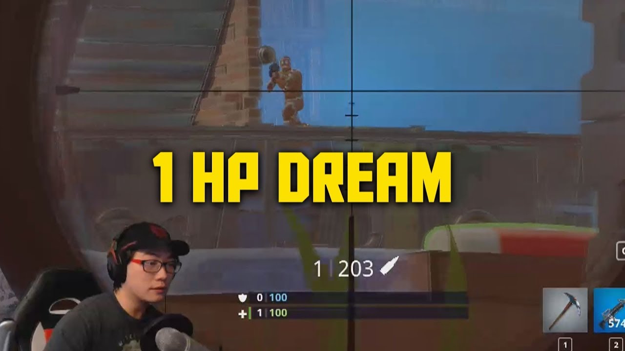 1 HP WIN (Fortnite Battle Royale) - YouTube