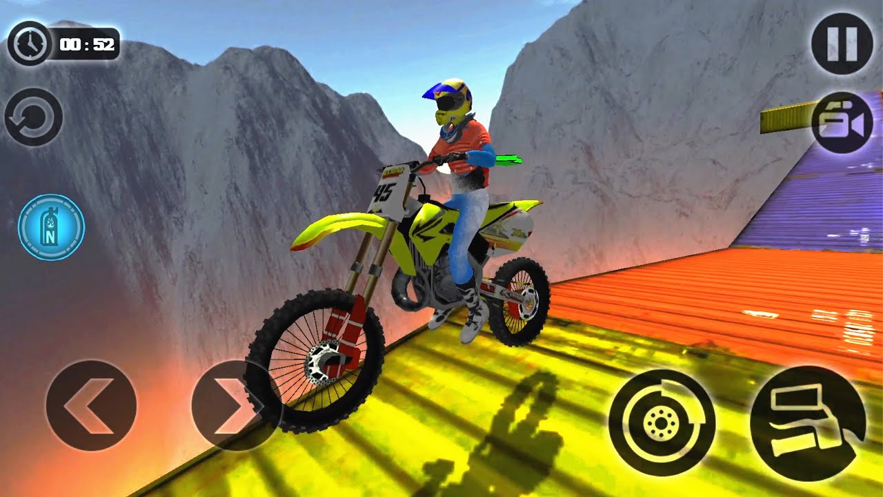 Impossible Motor Bike Tracks 3D - MotorCycle Racer Game #3 | Android ...