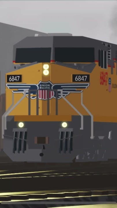 UP 6847 coal train - YouTube