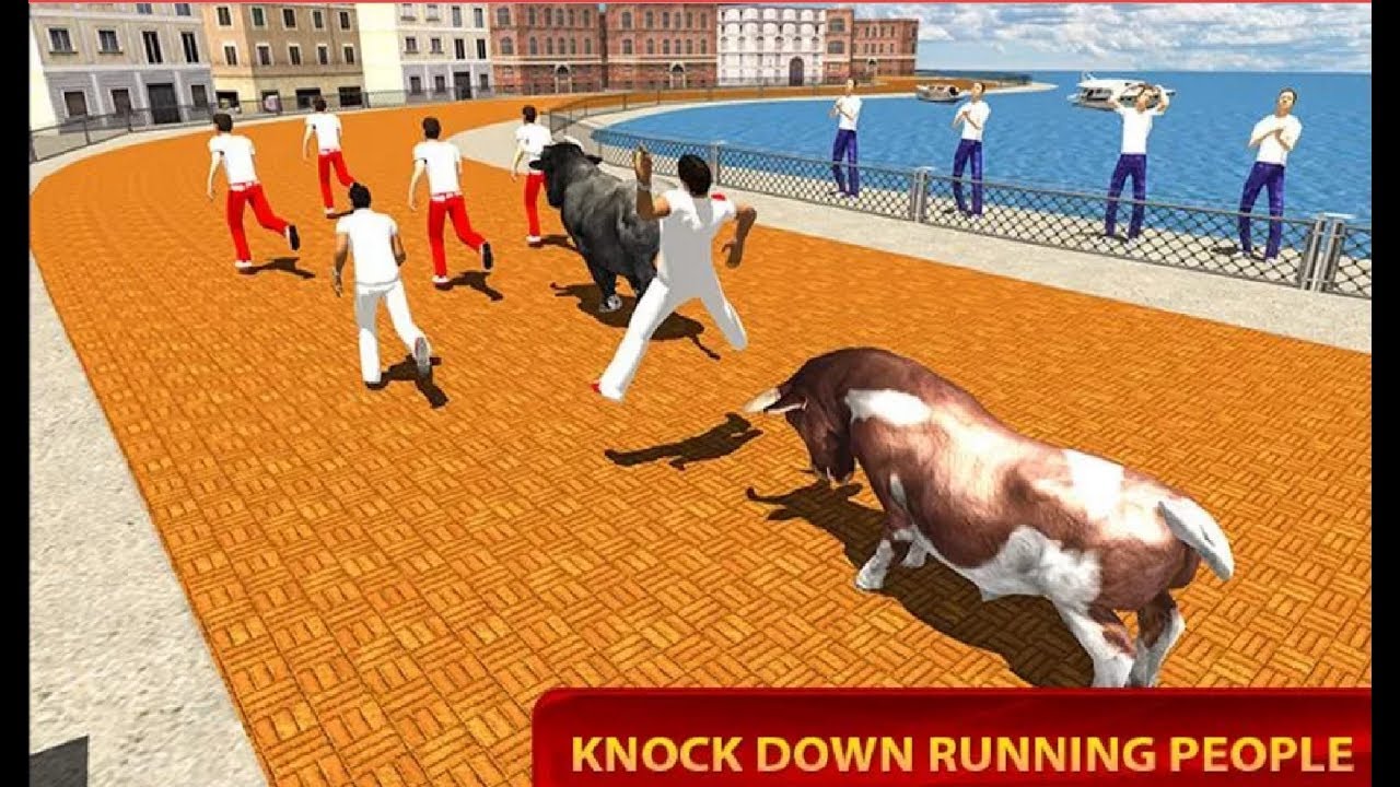 3D Angry Bull Attack Simulator (MAS 3D STUDIO) Android/ios Gameplay ...
