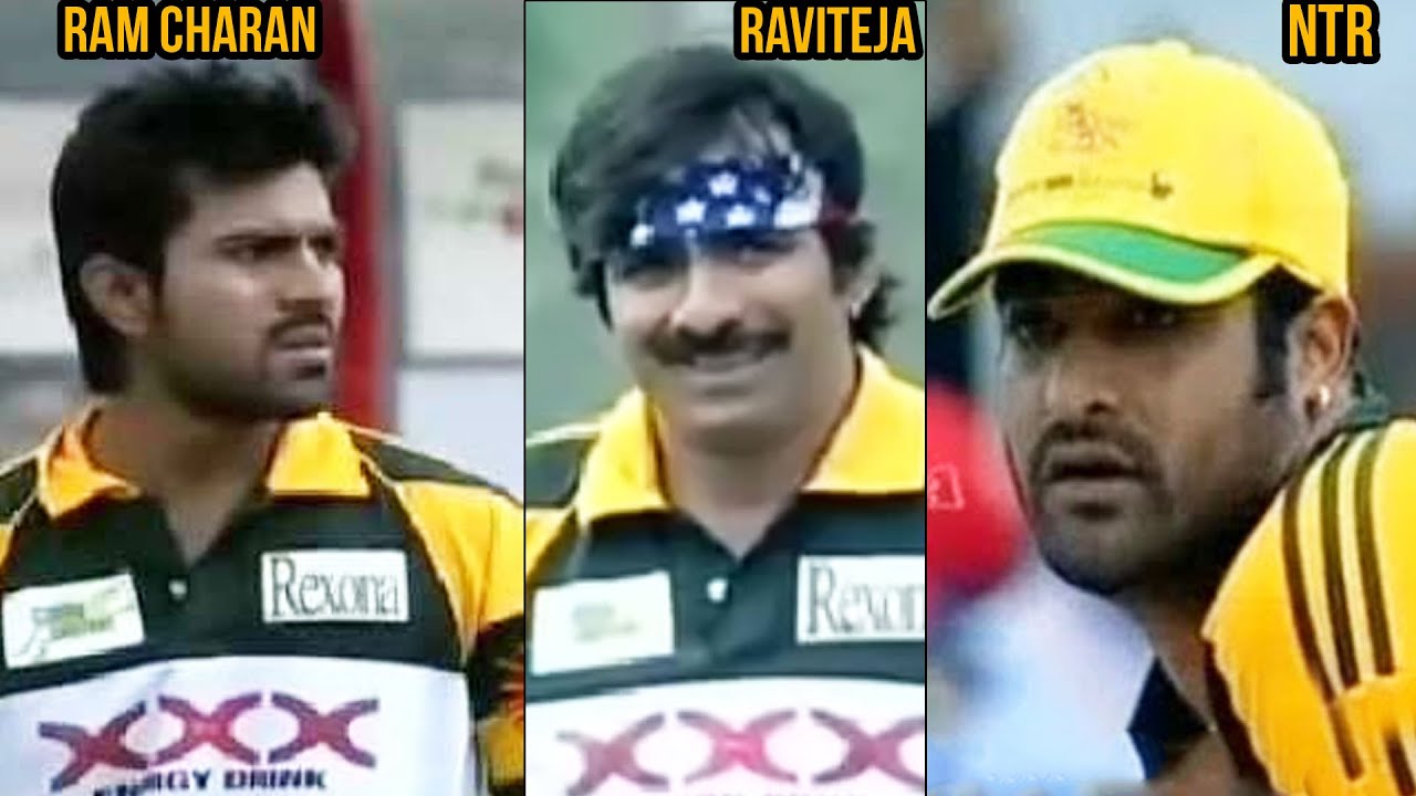 Ram Charan, NTR And Ravi Teja Cricket Video | Chiranjeevi, Balakrishna ...
