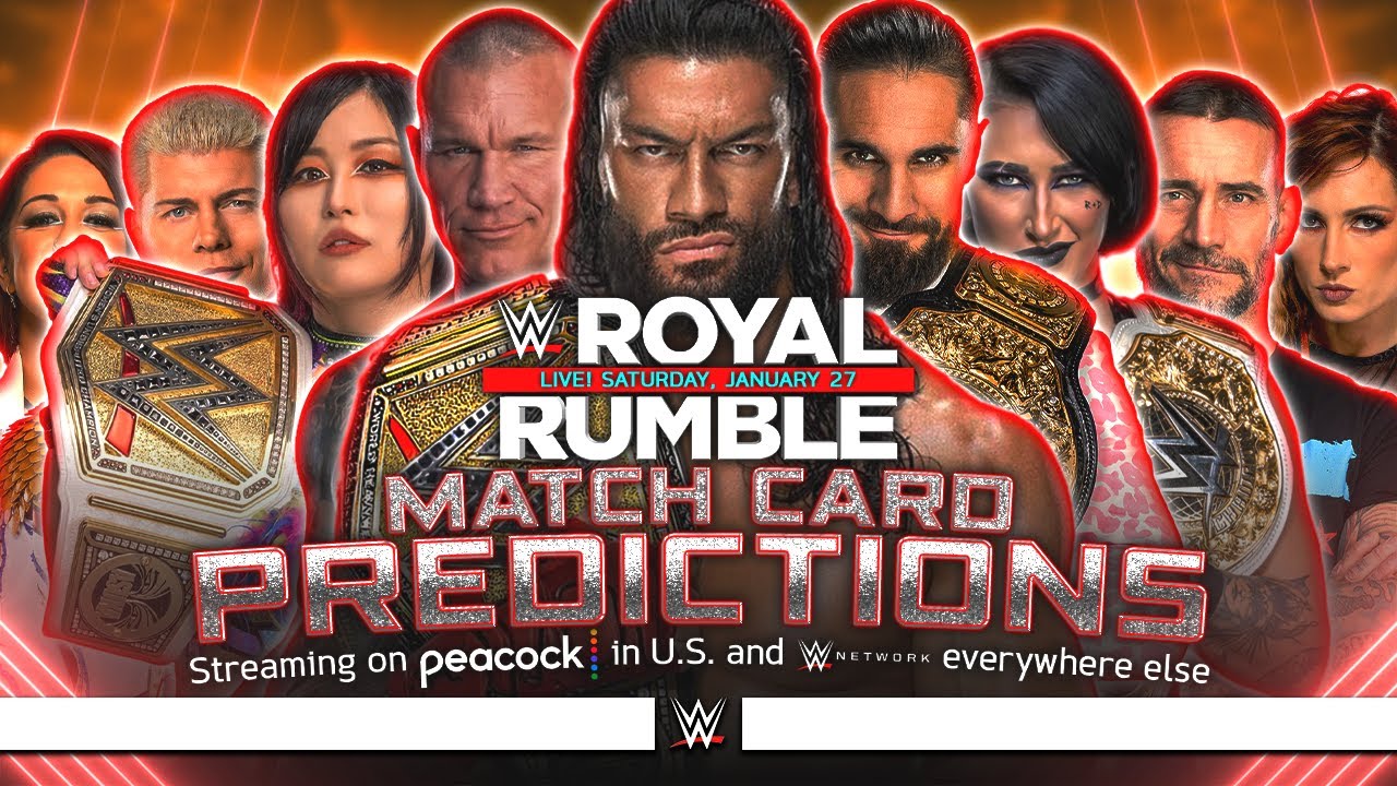 WWE Royal Rumble 2024 - Card Predictions [v2] - YouTube