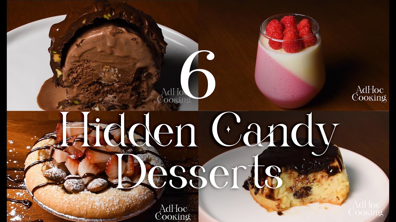 6 Hidden Candy Desserts | Get ready to be surprised when you take a ...