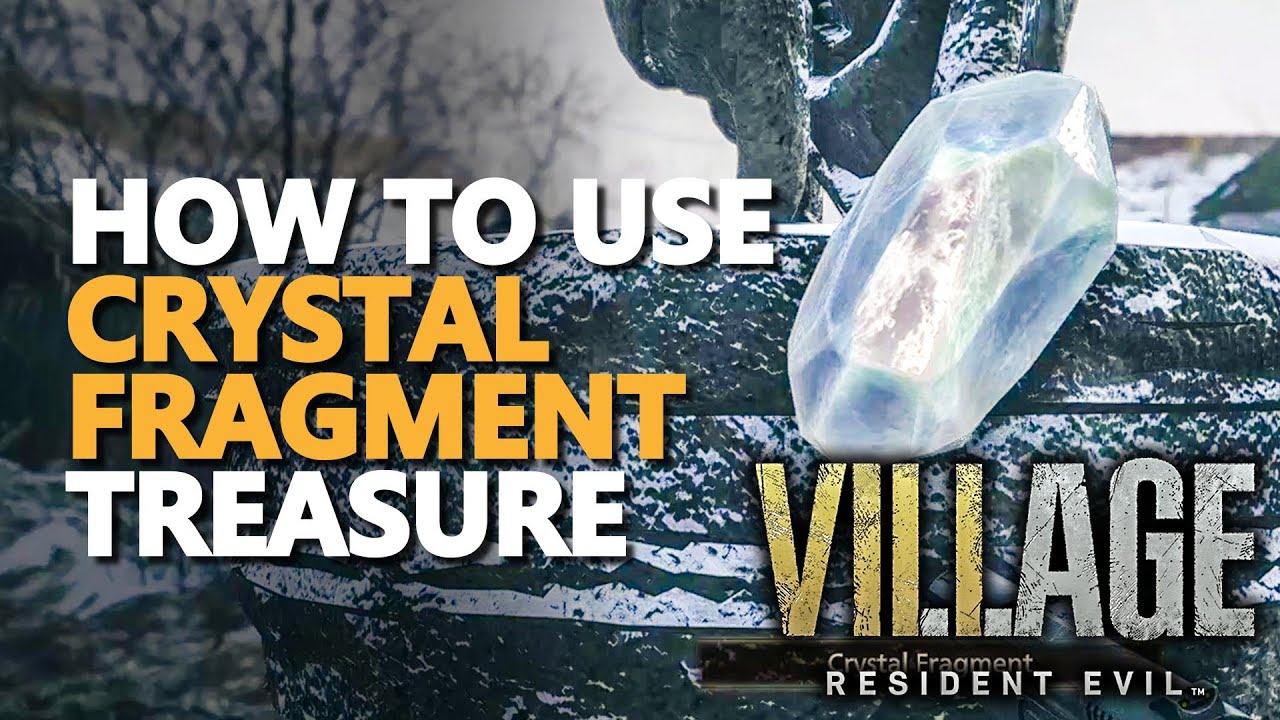 How to use Crystal Fragment Treasure Resident Evil Village - YouTube