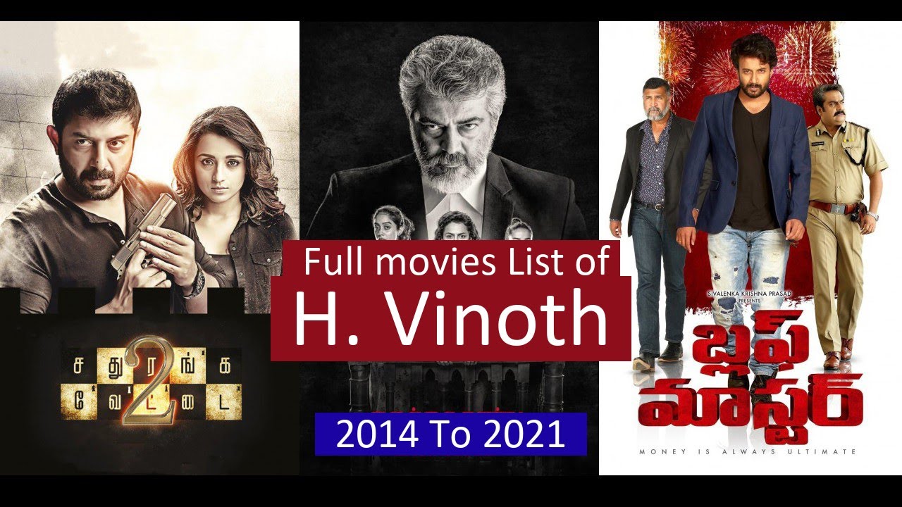 H. Vinoth Full Movies List | All Movies of H. Vinoth - YouTube