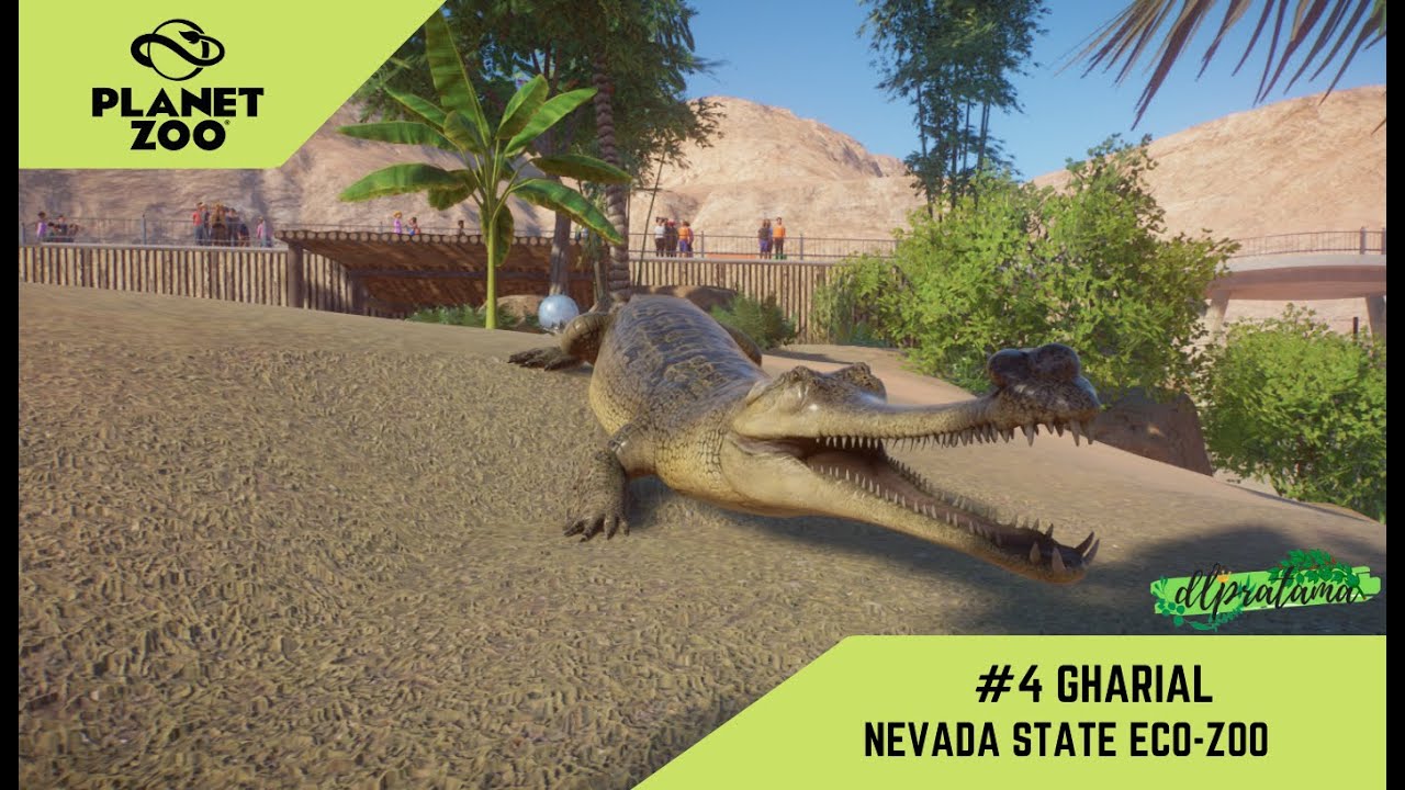 PLANET ZOO | NEVADA STATE ECO-ZOO WALKTROUGH 4 | GHARIAL - YouTube