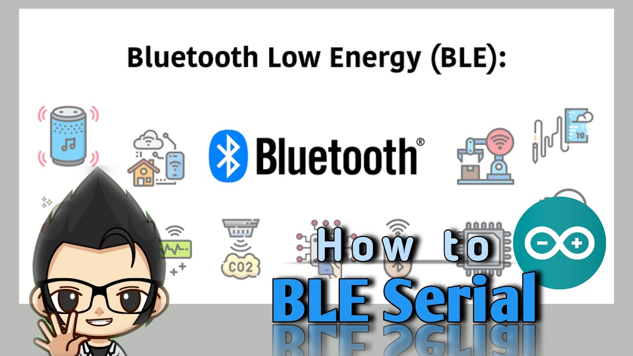 BLE to Serial ใช้ได้ทั้ง Android และ IOS #arduino - YouTube