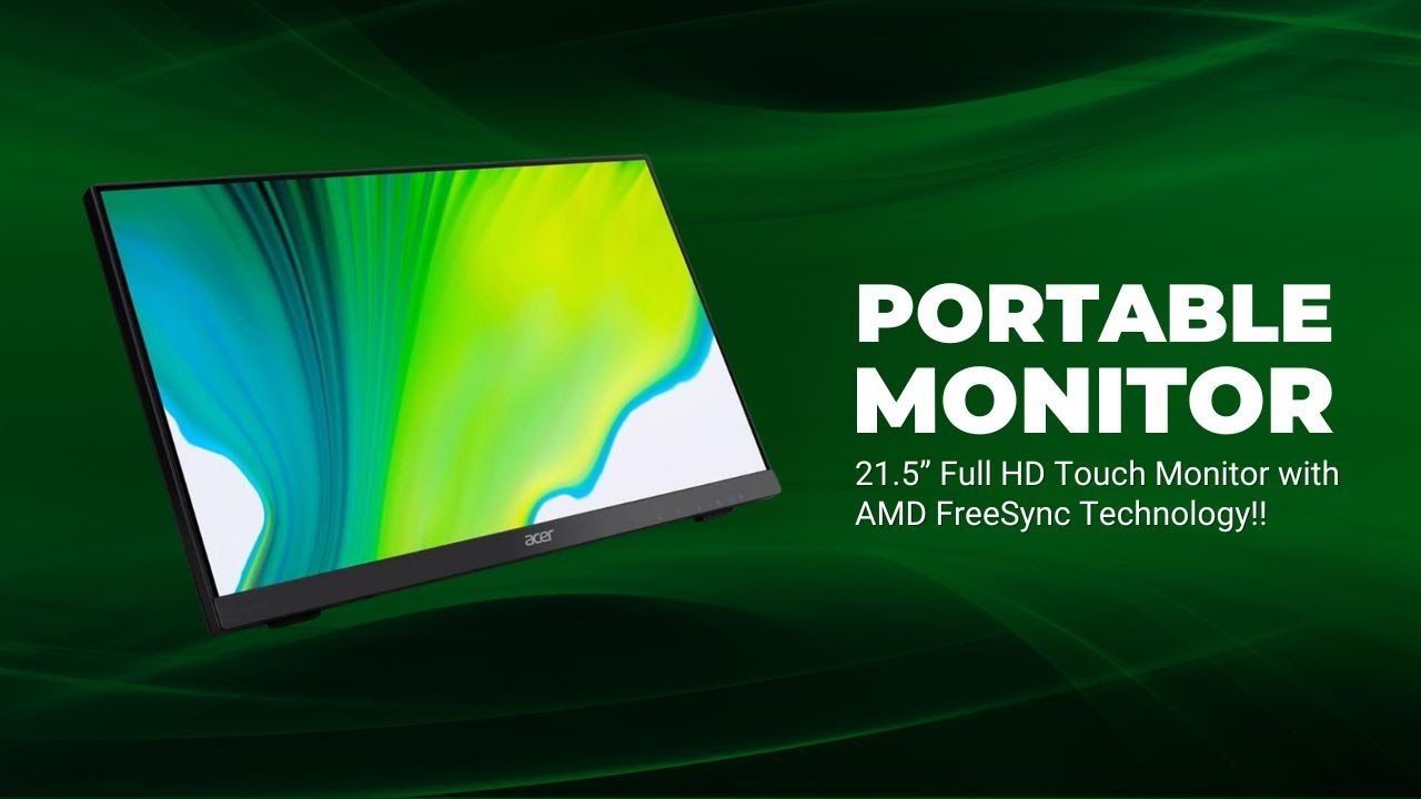 Acer UT222Q Full HD 10-Point Touch Monitor: Perfect for Work and Play ...