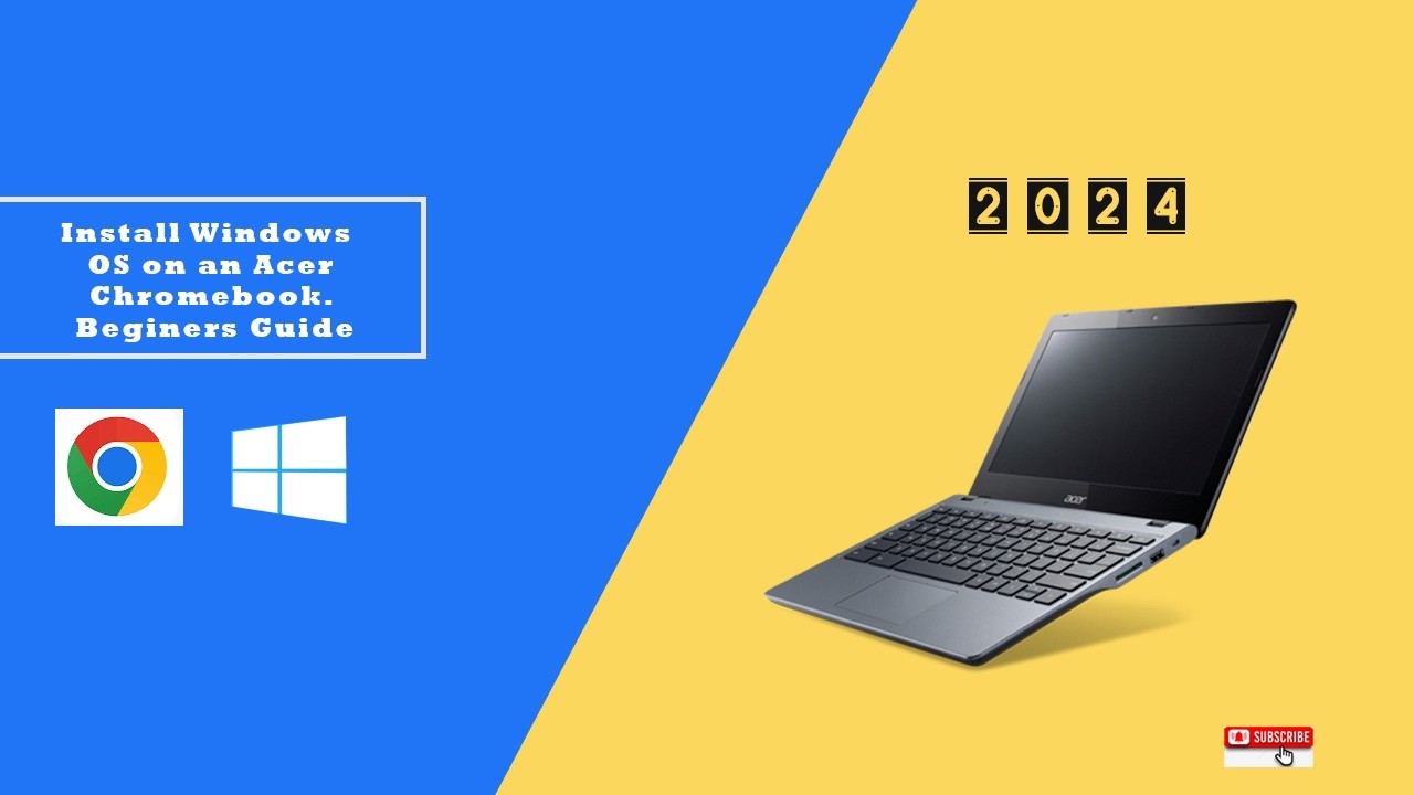 How to install windows on an Acer Chromebook - YouTube